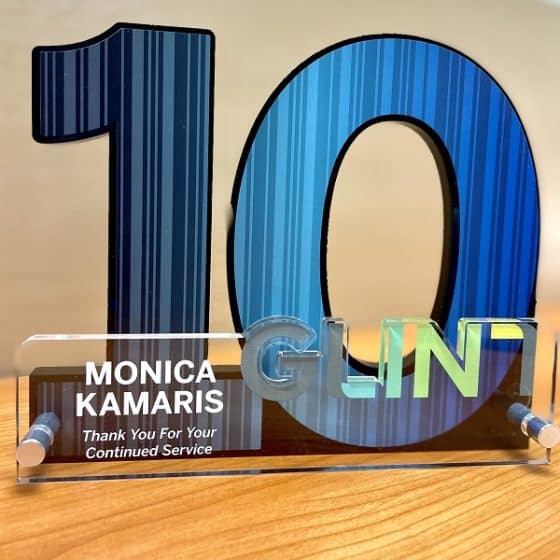 Acrylic Custom Number Awards to Celebrate Any Achievement