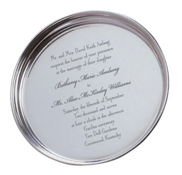 Wedding Invitation Trays